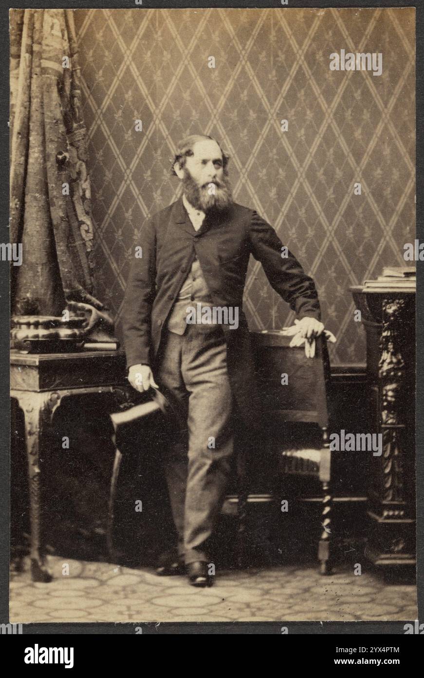 Portrait of a Man, about 1865 Stock Photo - Alamy