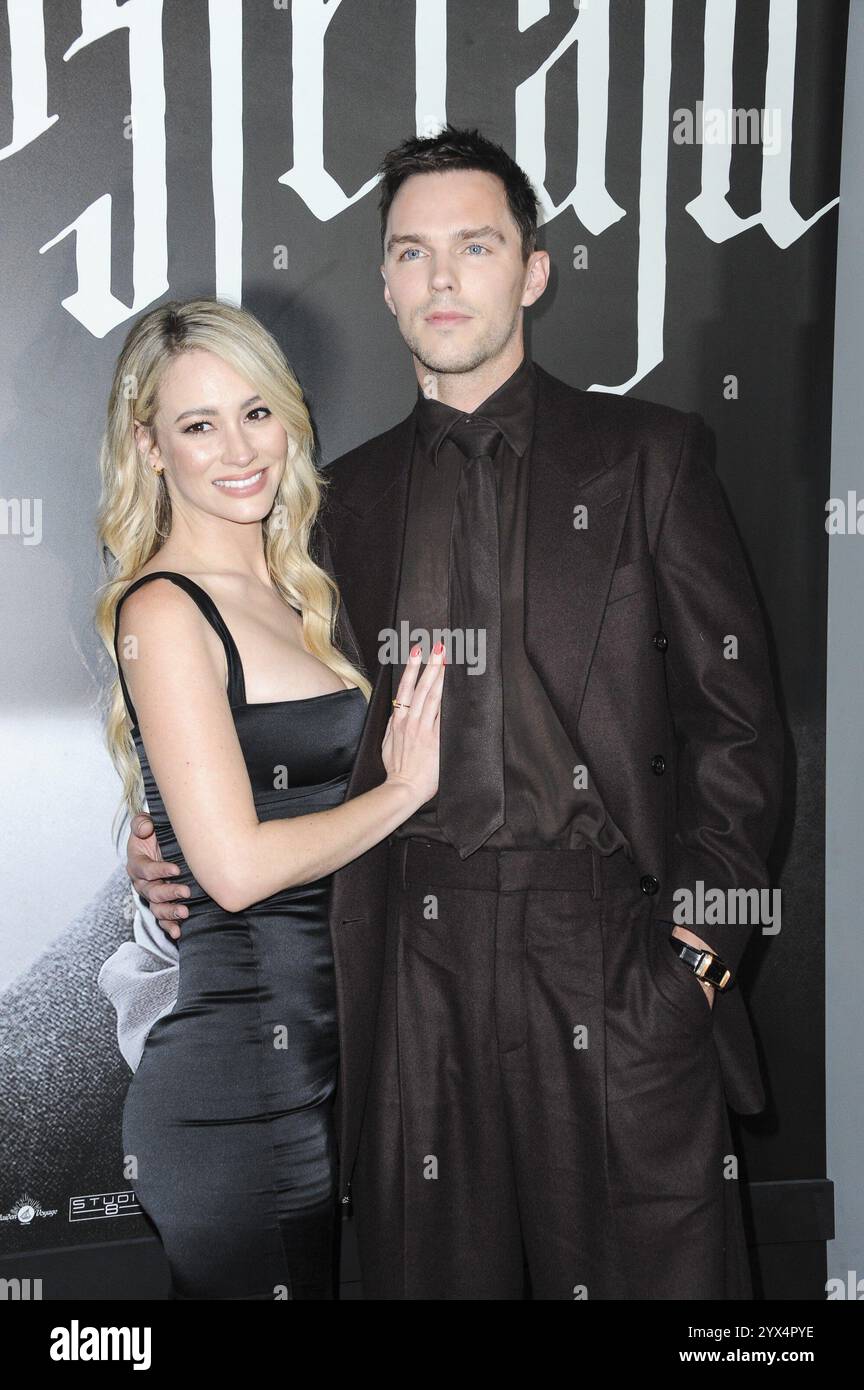 Ca. 12th Dec, 2024. Bryana Holly, Nicholas Hoult at arrivals for ...
