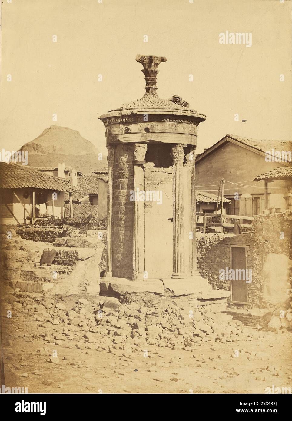 Choragic Monument of Lysicrates, about 1860. Additional Info: A ...