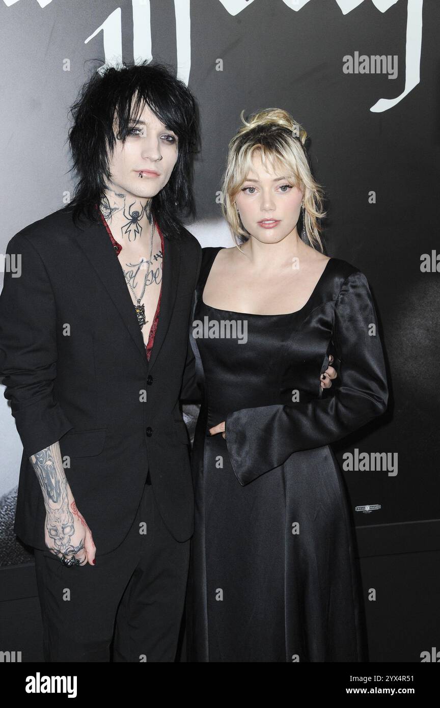 Ca. 12th Dec, 2024. Johnnie Guilbert, Grace Van Dien at arrivals for ...