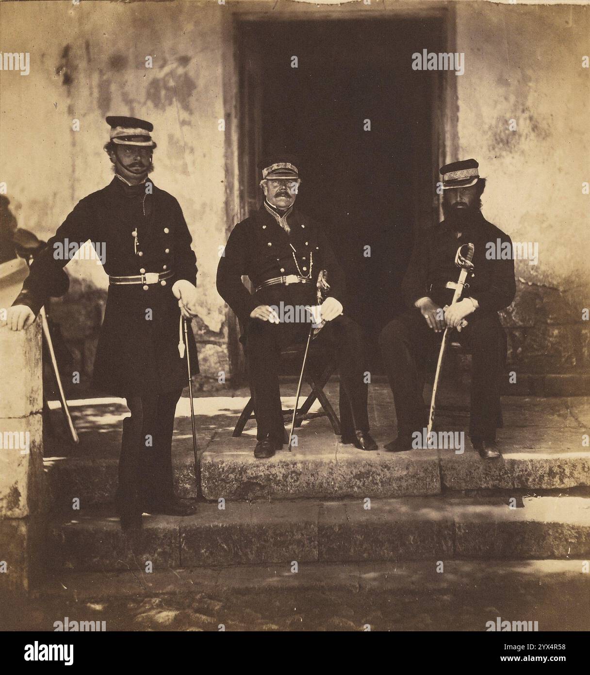 Major General Lockyer, and Two of his Staff, 1855. Additional Info ...