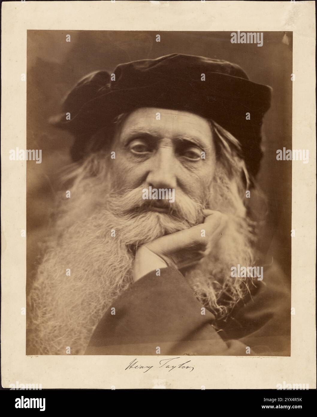Henry Taylor, 1867. Portrait of British dramatist Sir Henry Taylor ...