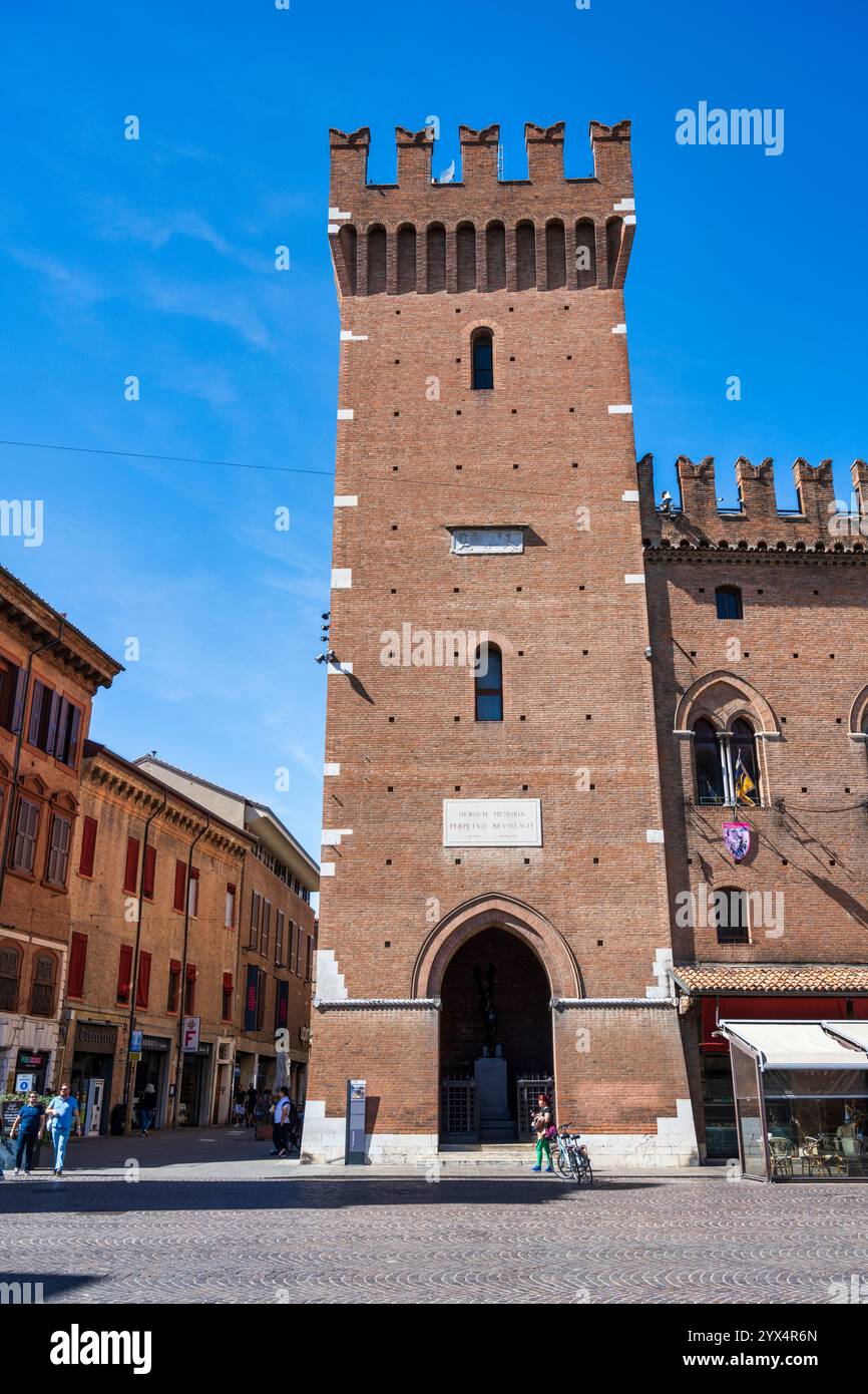 Torre della Vittoria on Corso Porta Reno in historic city centre of ...