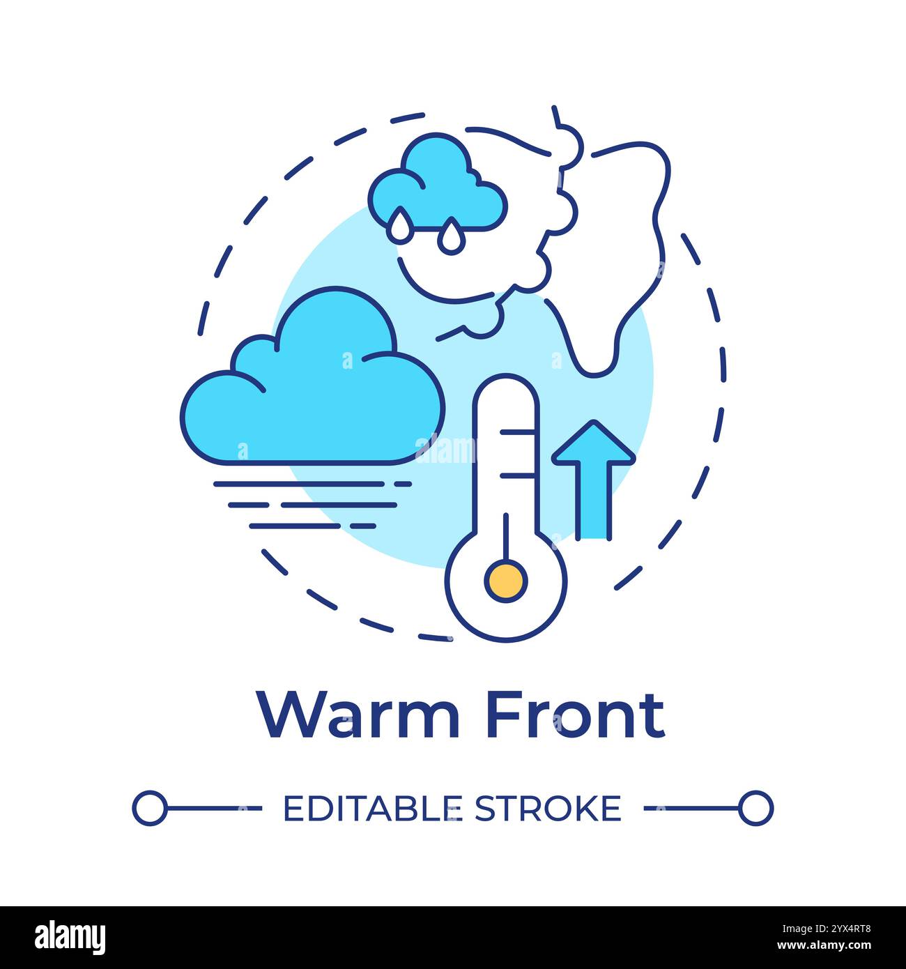 Frontal rain Stock Vector Images - Alamy