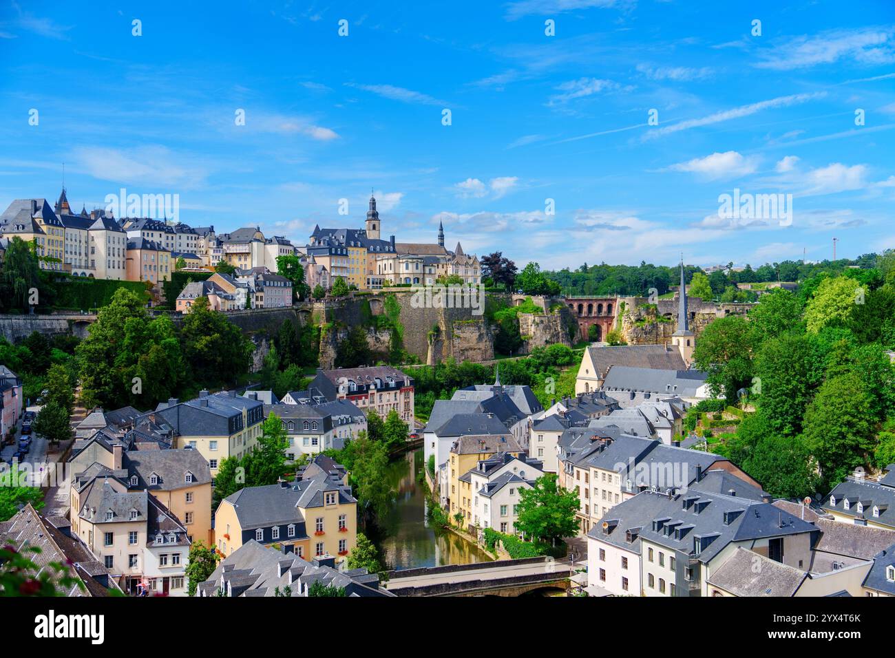 A Stunning View of the Beautiful City of Luxemburg, Capital of the ...