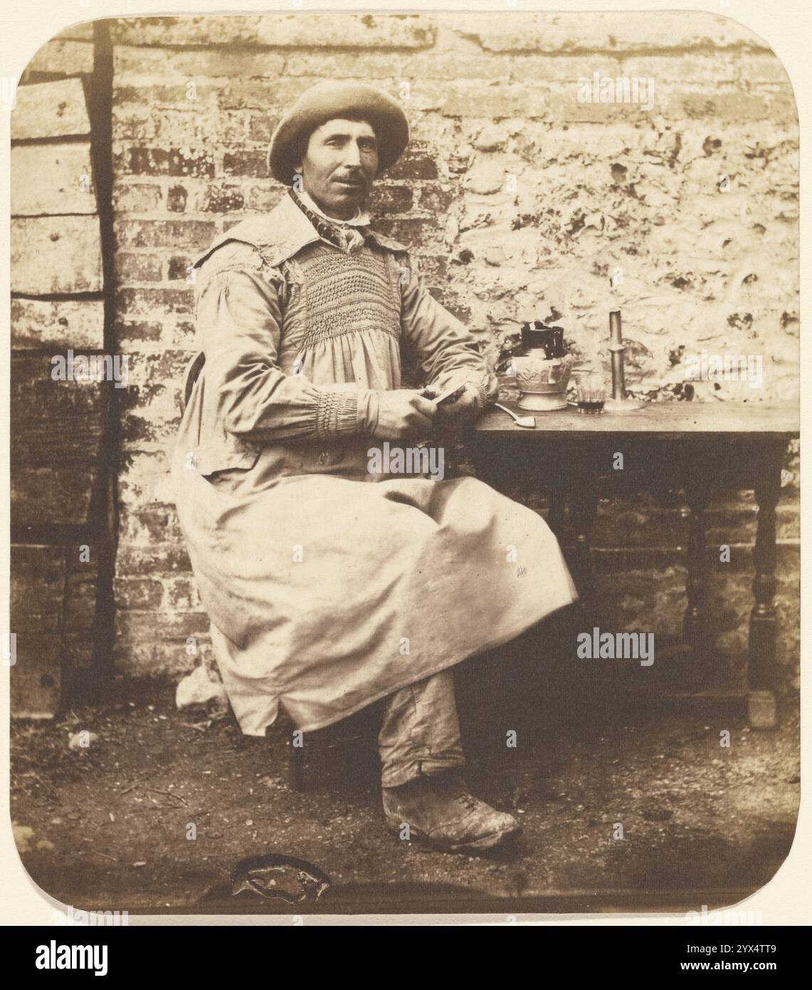 White smock dress hi-res stock photography and images - Alamy