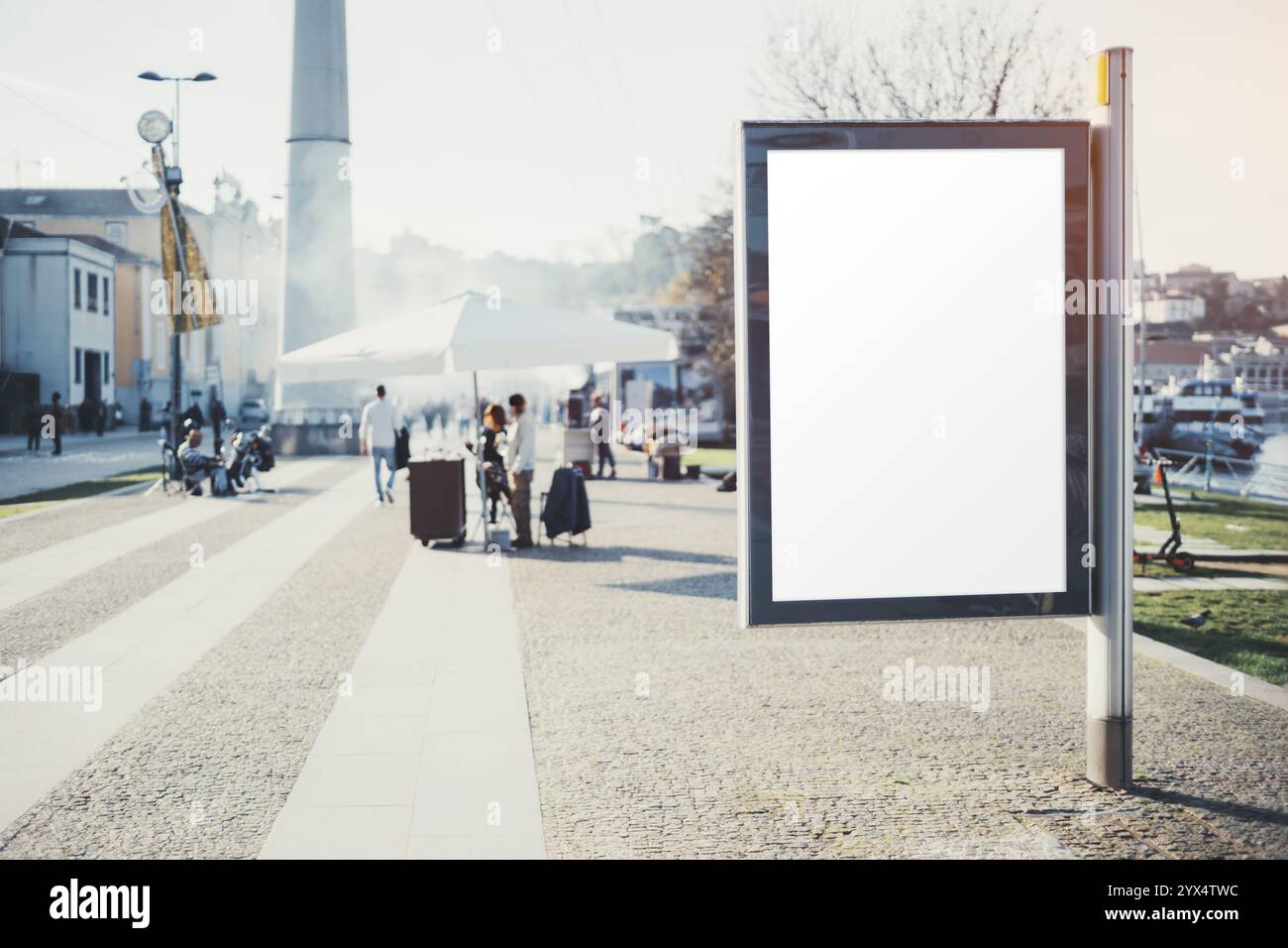 Street poster blank people walking hi-res stock photography and images ...