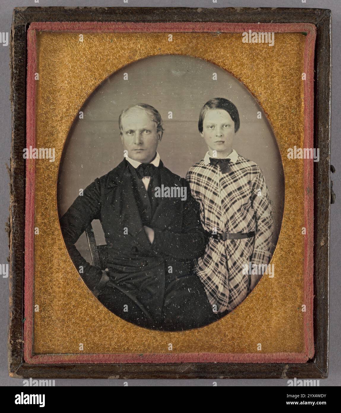 Family portrait daguerreotype 1840s hi-res stock photography and images ...