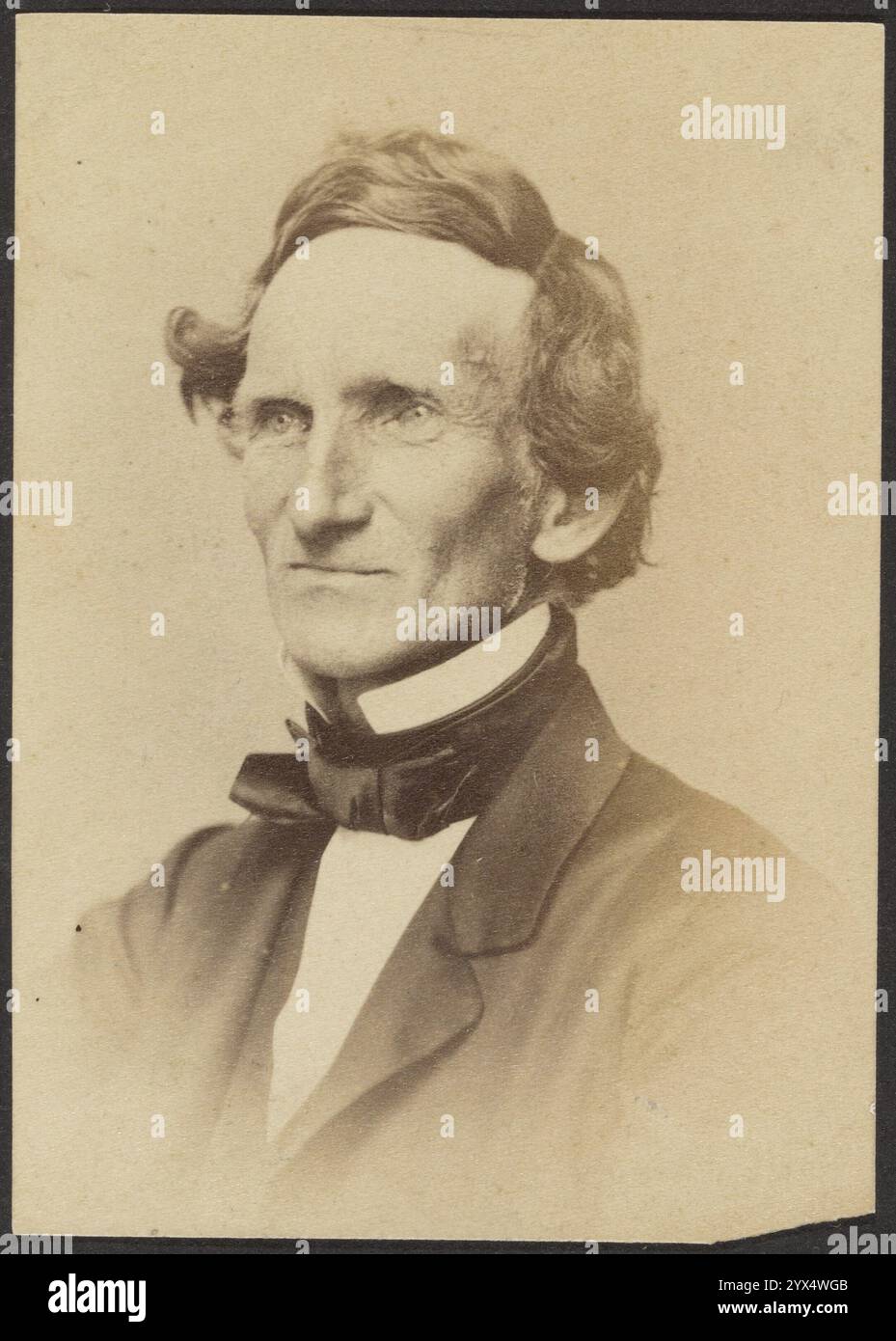 Portrait of Jefferson Davis, about 1860-1880. Additional Info: Bust ...