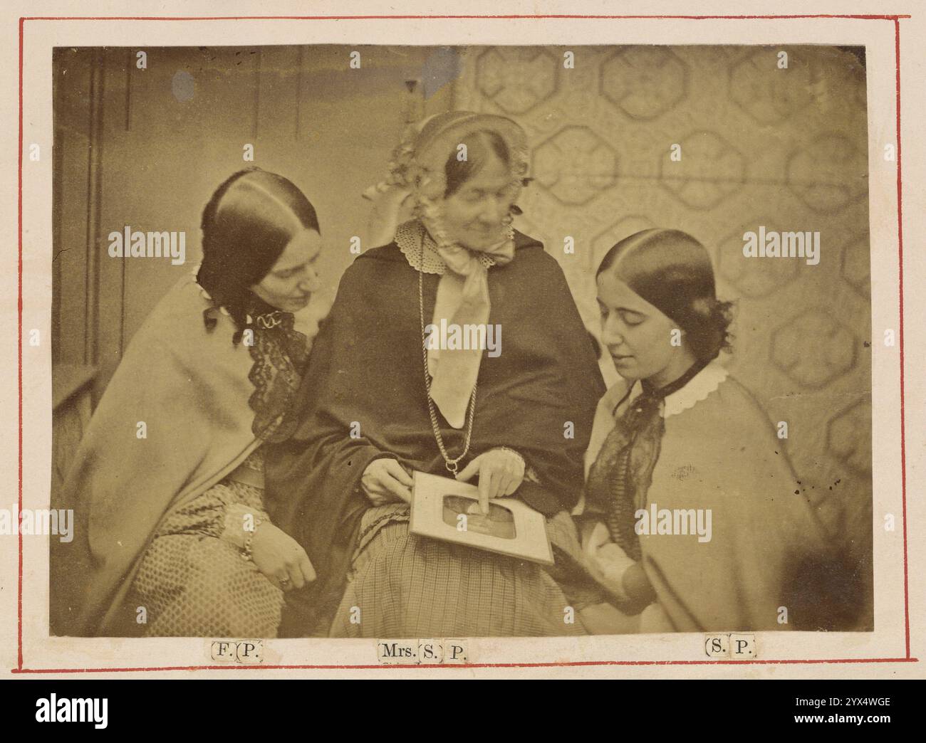 Mrs. Stanley Percival and daughters, about 1860-1875. Additional Info ...