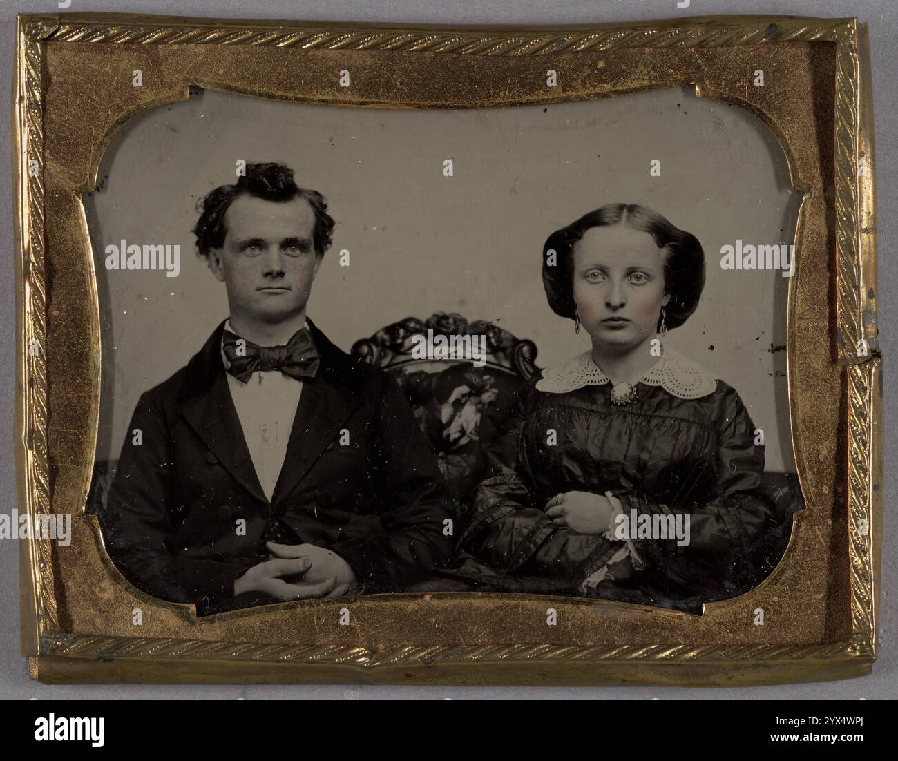 Hand tinted photograph black couple hi-res stock photography and images ...