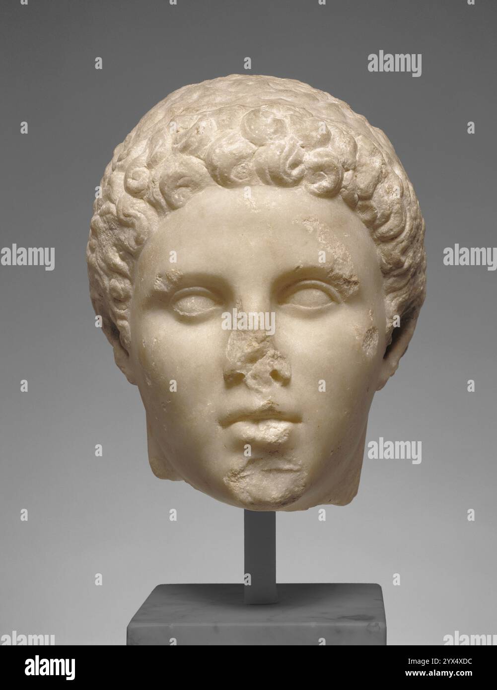 Portrait of Hephaistion, about 320 BC. Head of a Youth. Additional Info ...