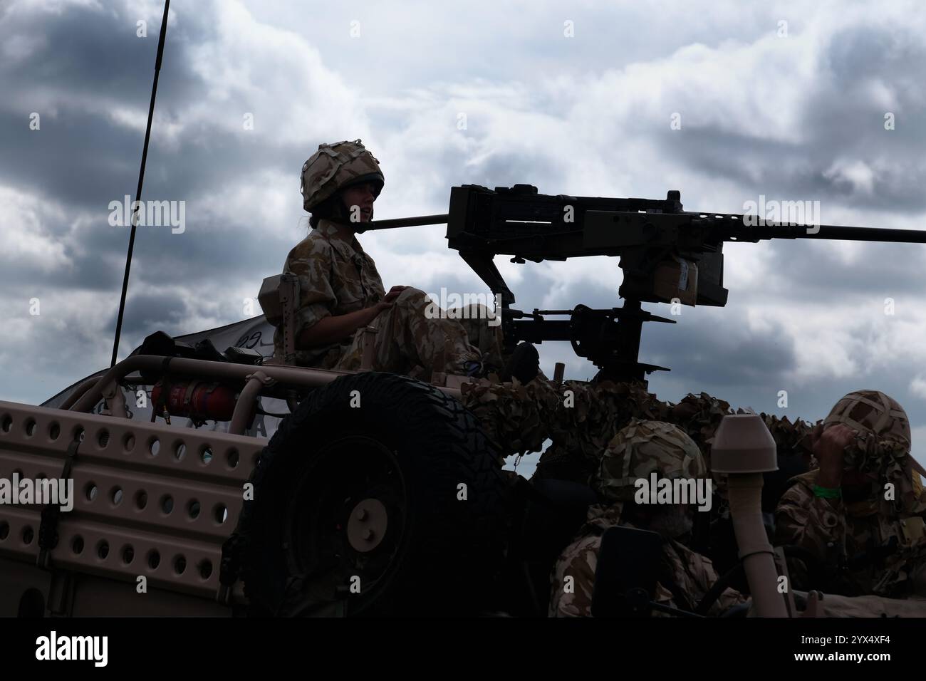 The M2 machine gun or Browning .50 caliber machine gun (informally, "Ma ...