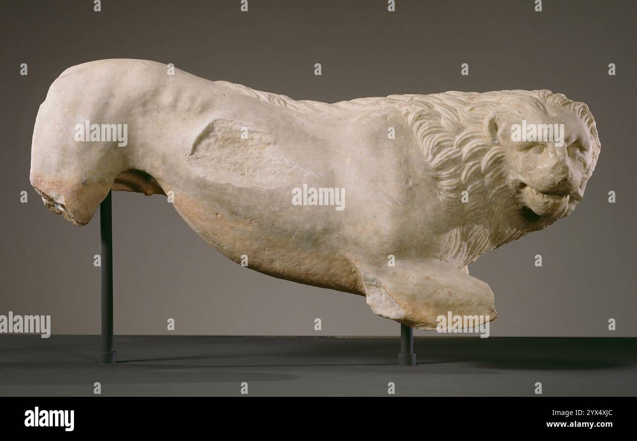 Funerary Lion, about 350 BC. Additional Info: This crouching lion with ...