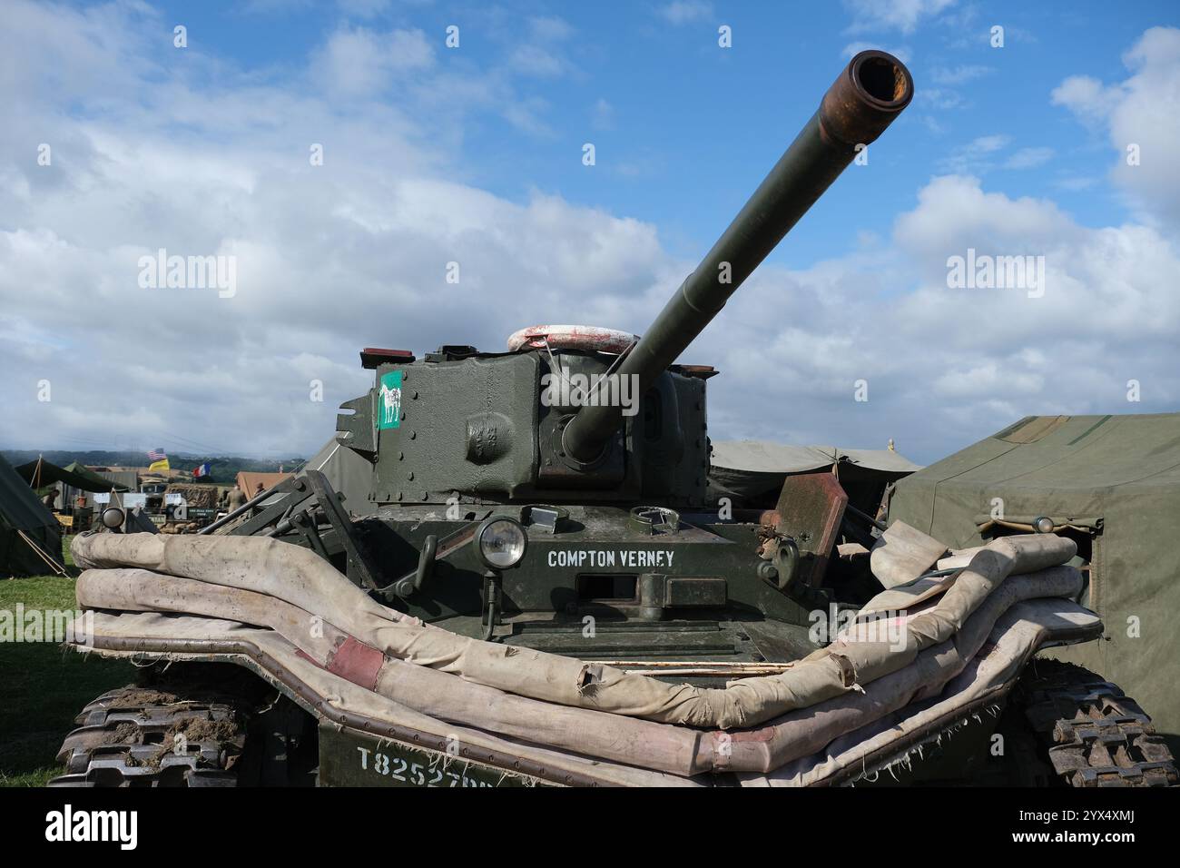 The amphibious Valentine DD was a standard Valentine Infantry Tank ...