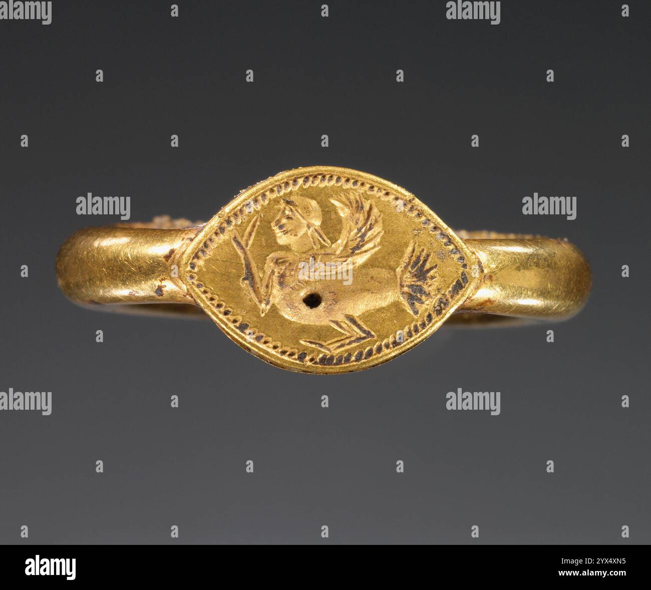 Hollow Ring, about 500 BC. Siren. Additional Info: In Greek mythology ...