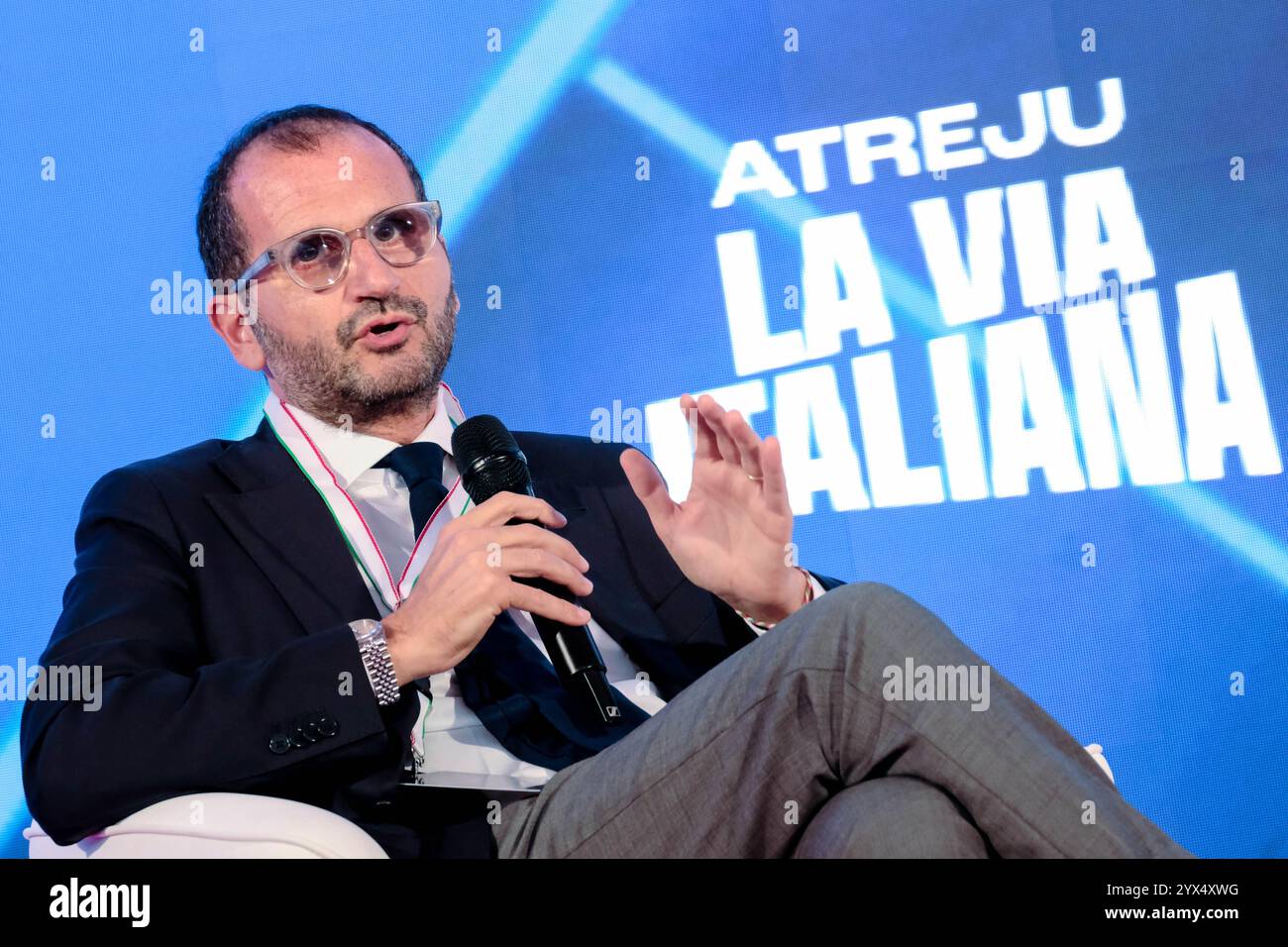 Roma, Italia. 13th Dec, 2024. Il sottosegretario alla salute Marcello ...
