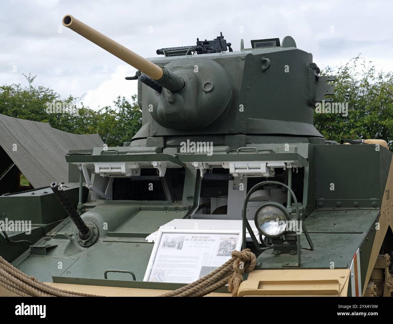 Stuarts were the first American-crewed tanks in World War II to engage ...