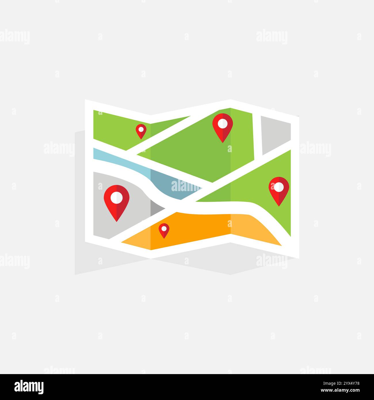 pointer icon, direction, label, marker, sign, travel Navigator or guide ...