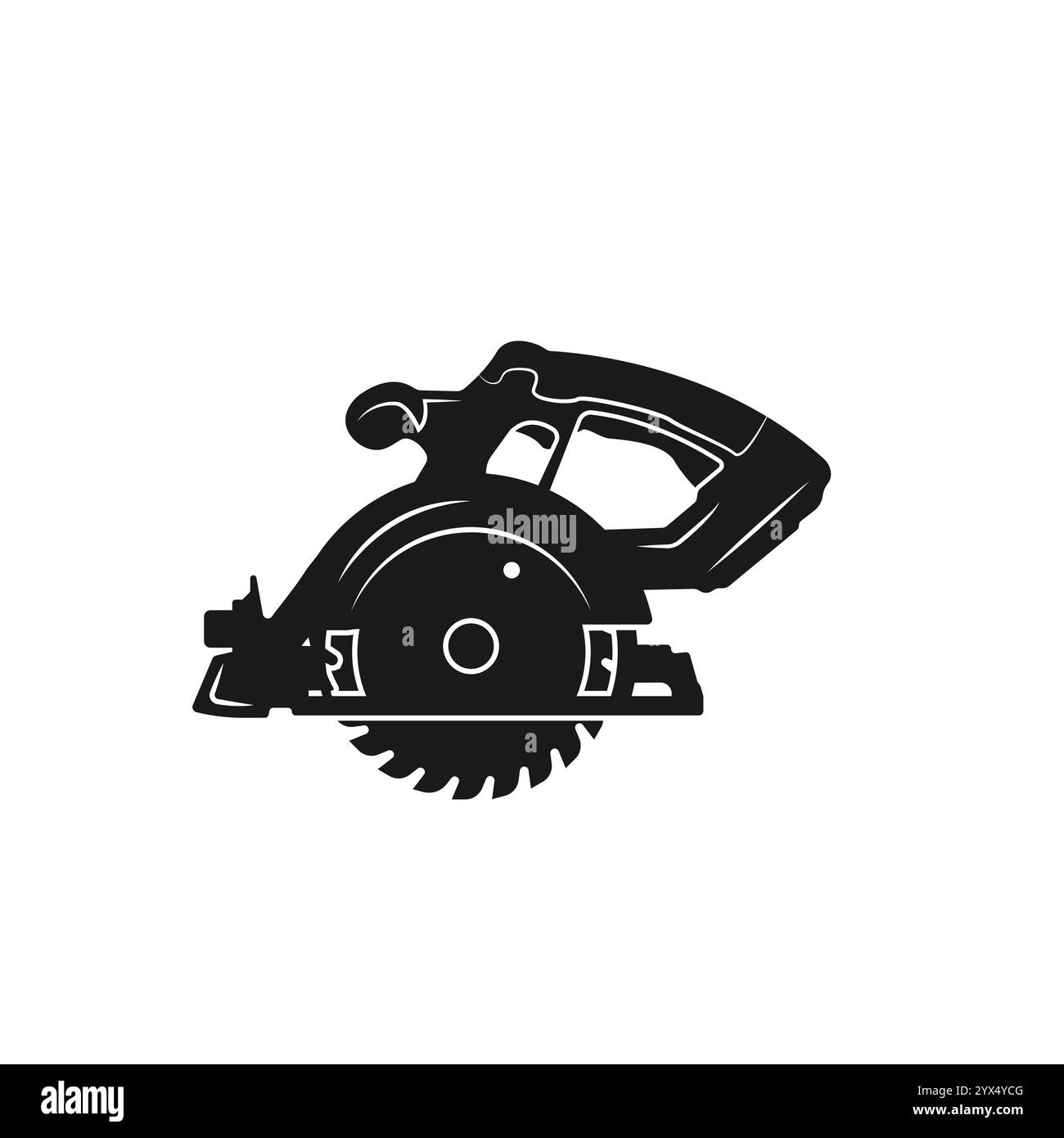 Circular saw logo hi-res stock photography and images - Alamy