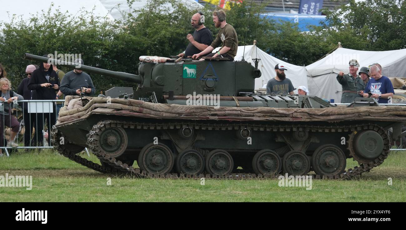 The amphibious Valentine DD was a standard Valentine Infantry Tank ...