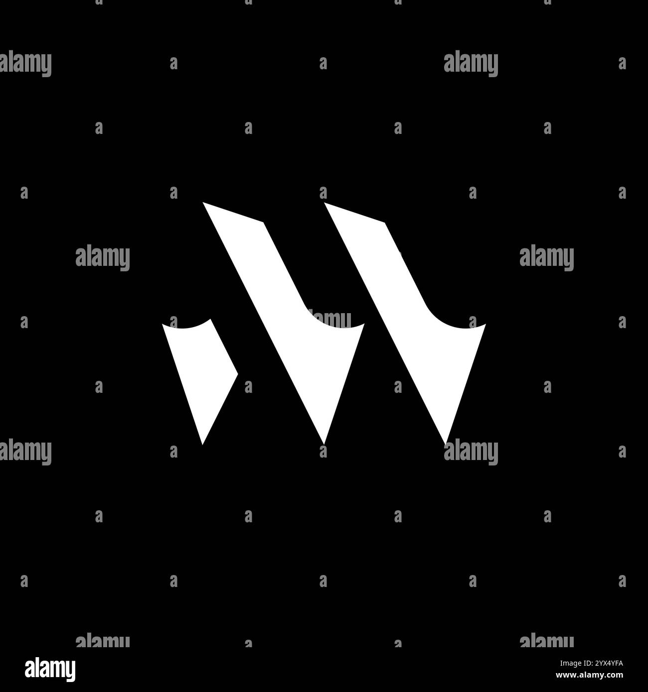 Abstract letter M logotype. Modern logo idea sign. Universal emblem ...