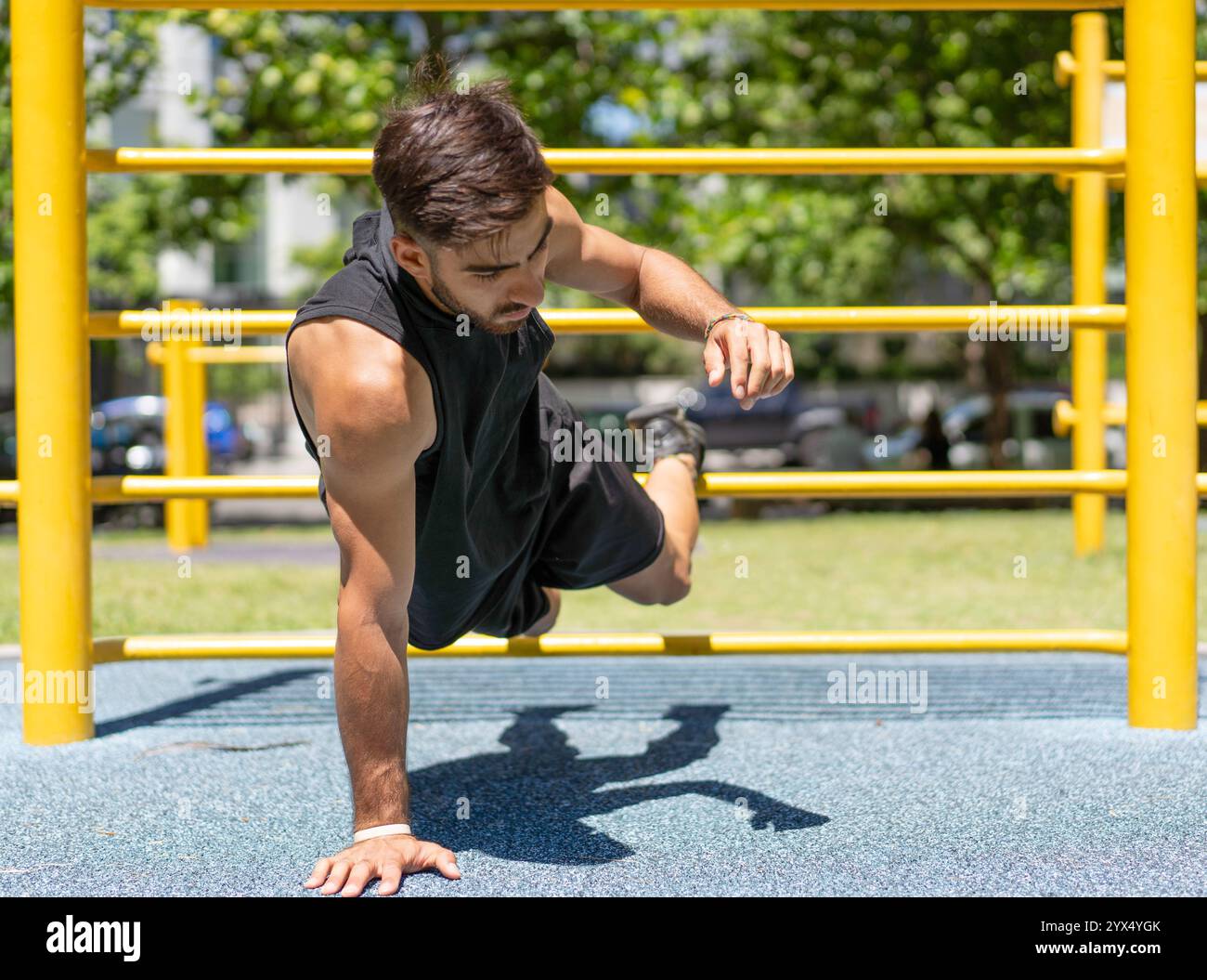 Fitness training routine hi-res stock photography and images - Alamy