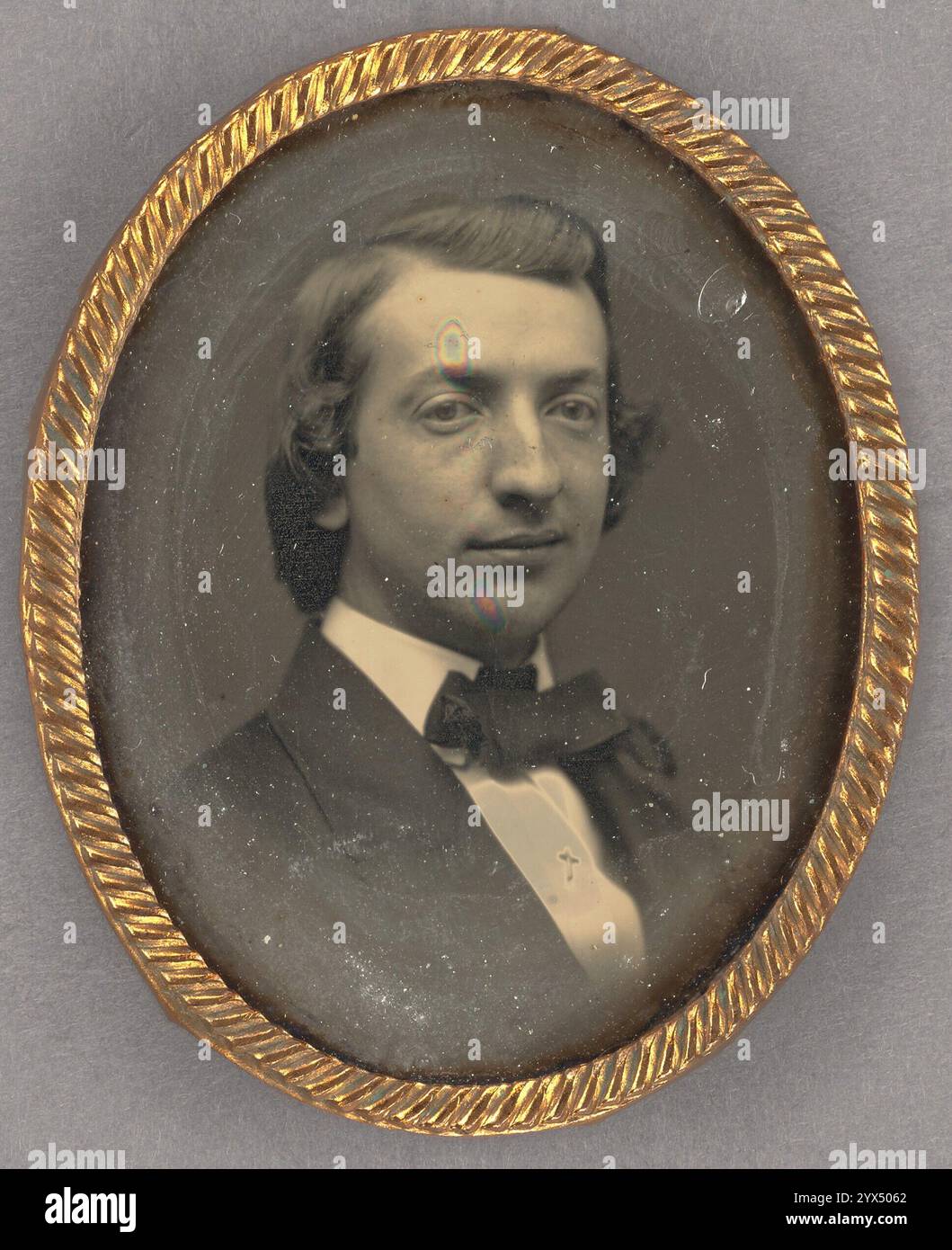Vignetted Portrait of a Man, about 1850 Stock Photo - Alamy