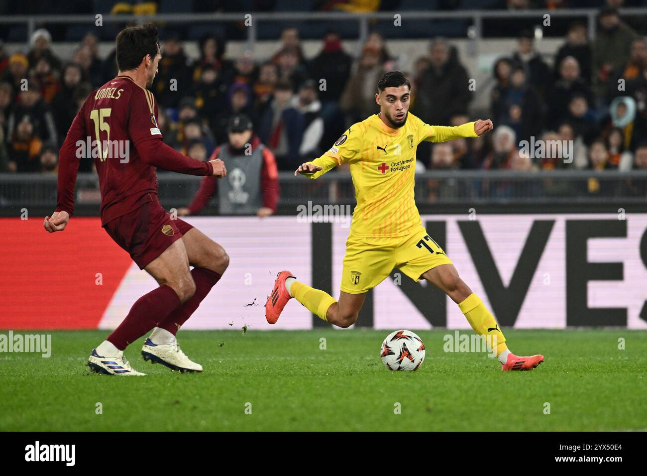 Rome, Italy. 12th Dec, 2024. Gabri Martínez of Sporting Clube de Braga ...