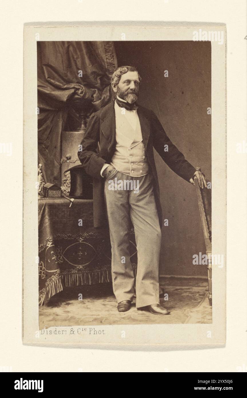 Portrait of a Bearded Man, 1865-1870 Stock Photo - Alamy