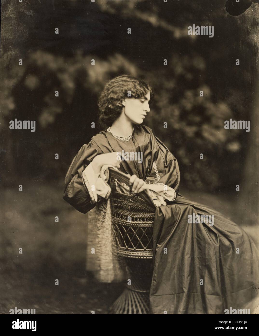 Portrait of Jane Morris (Mrs. William Morris), negative July 1865 ...