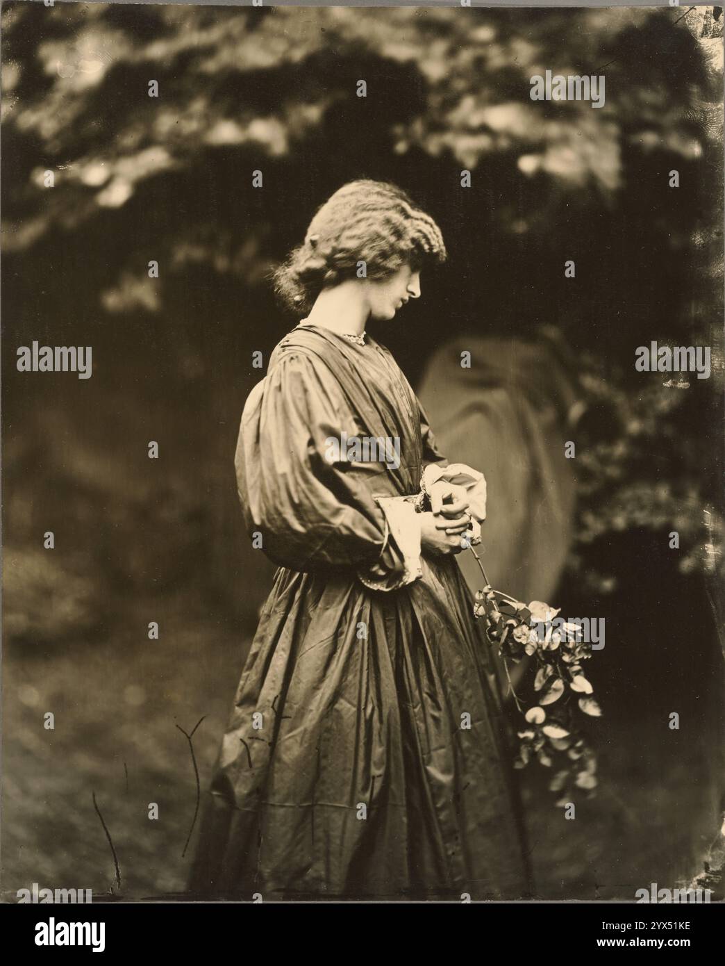 Portrait of Jane Morris (Mrs. William Morris), negative July 1865 ...