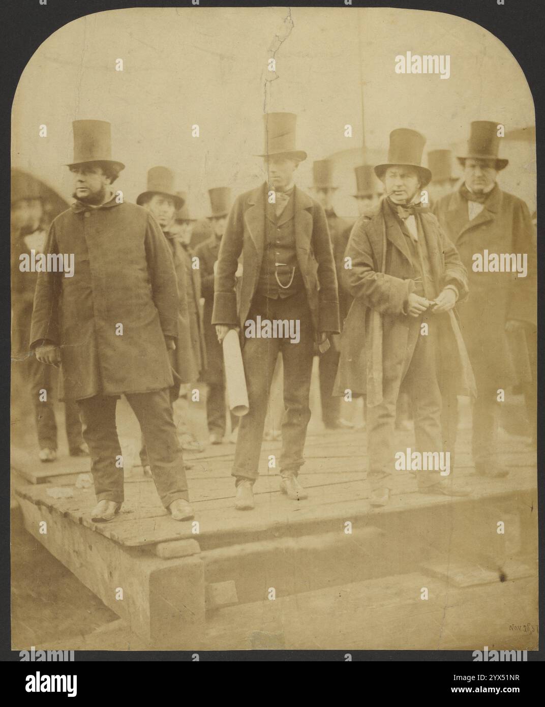 Group portrait: J. Scott Russell, Henry Wakefield, Isambard Kingdom ...