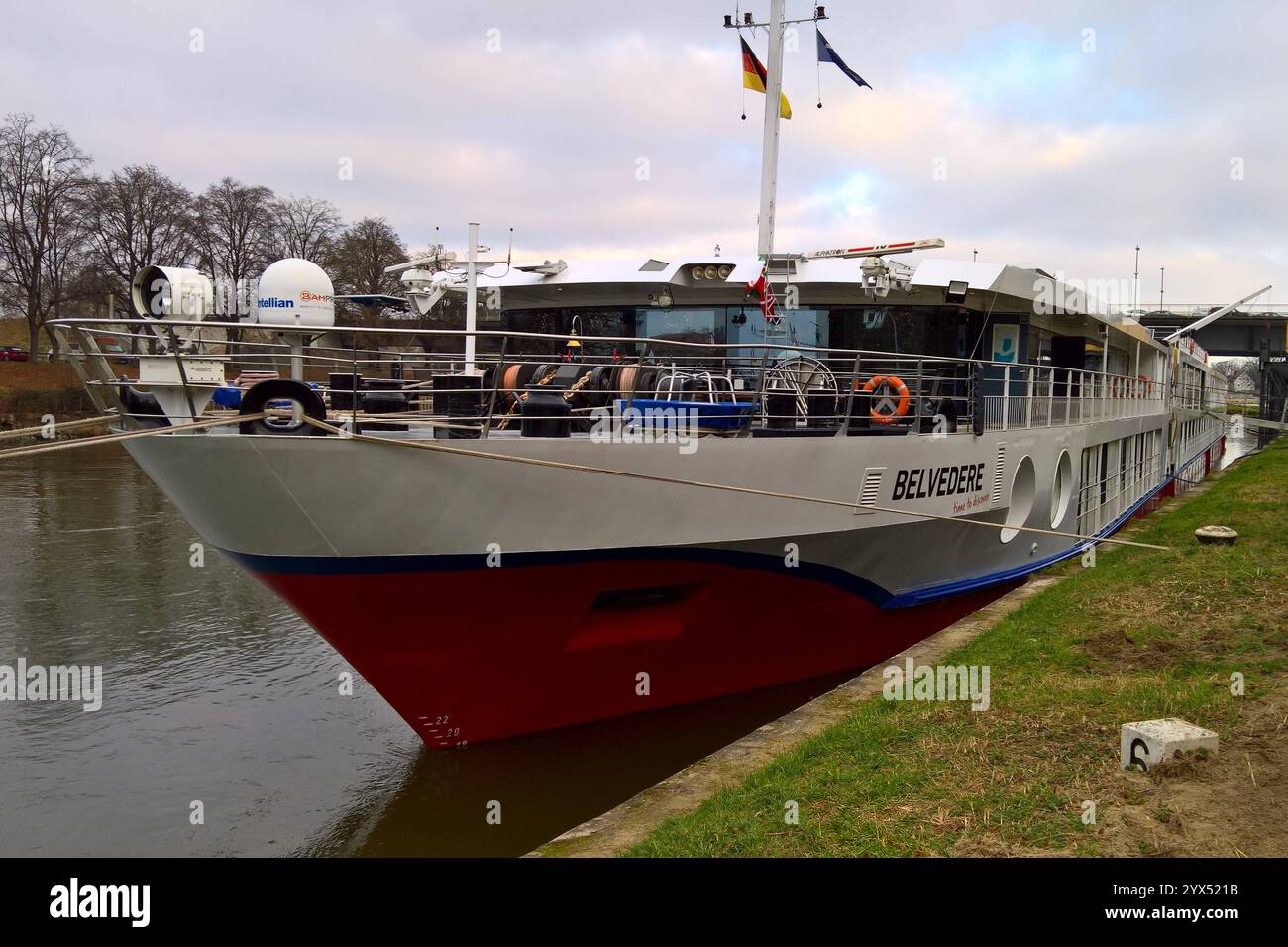 Die MS Belvedere, ein Fluss- Kreuzfahrt-Schiff von Nicko Cruises auf ...