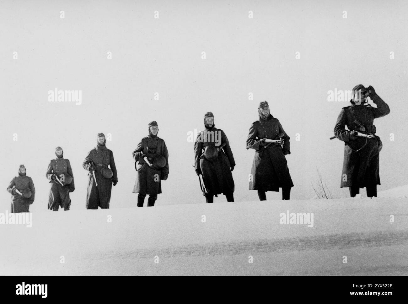 In the vicinity of Rzhev: A reconnaissance unit of German soldiers from ...