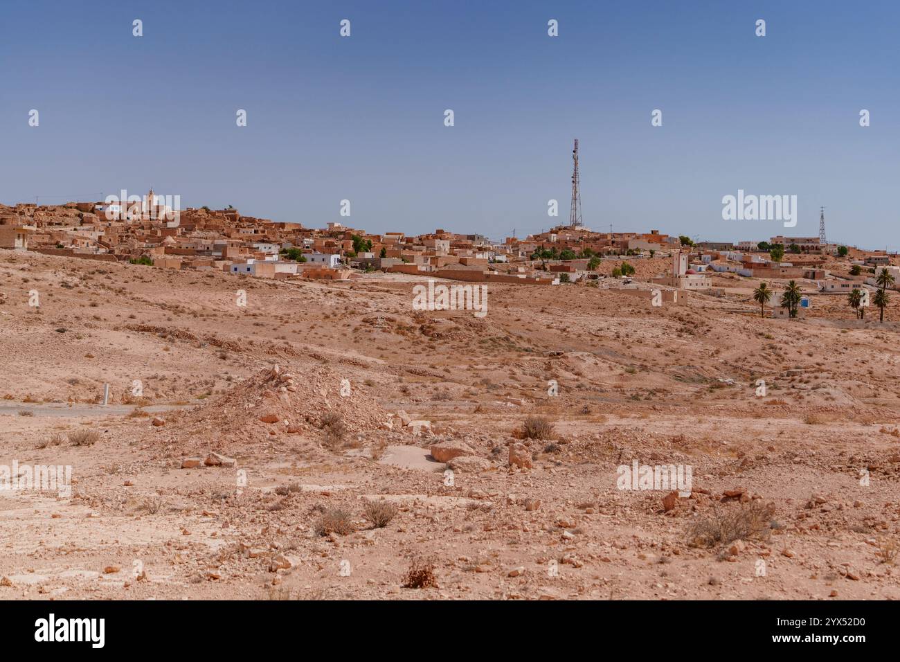 A small Arab town located in a stone desert Stock Photo - Alamy