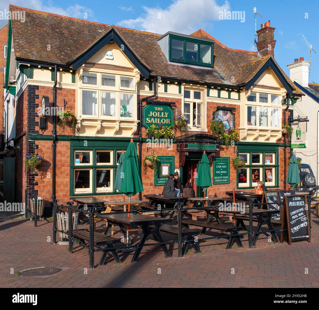 The Jolly Sailor pub - a Greene King public house - The Quay, Poole ...