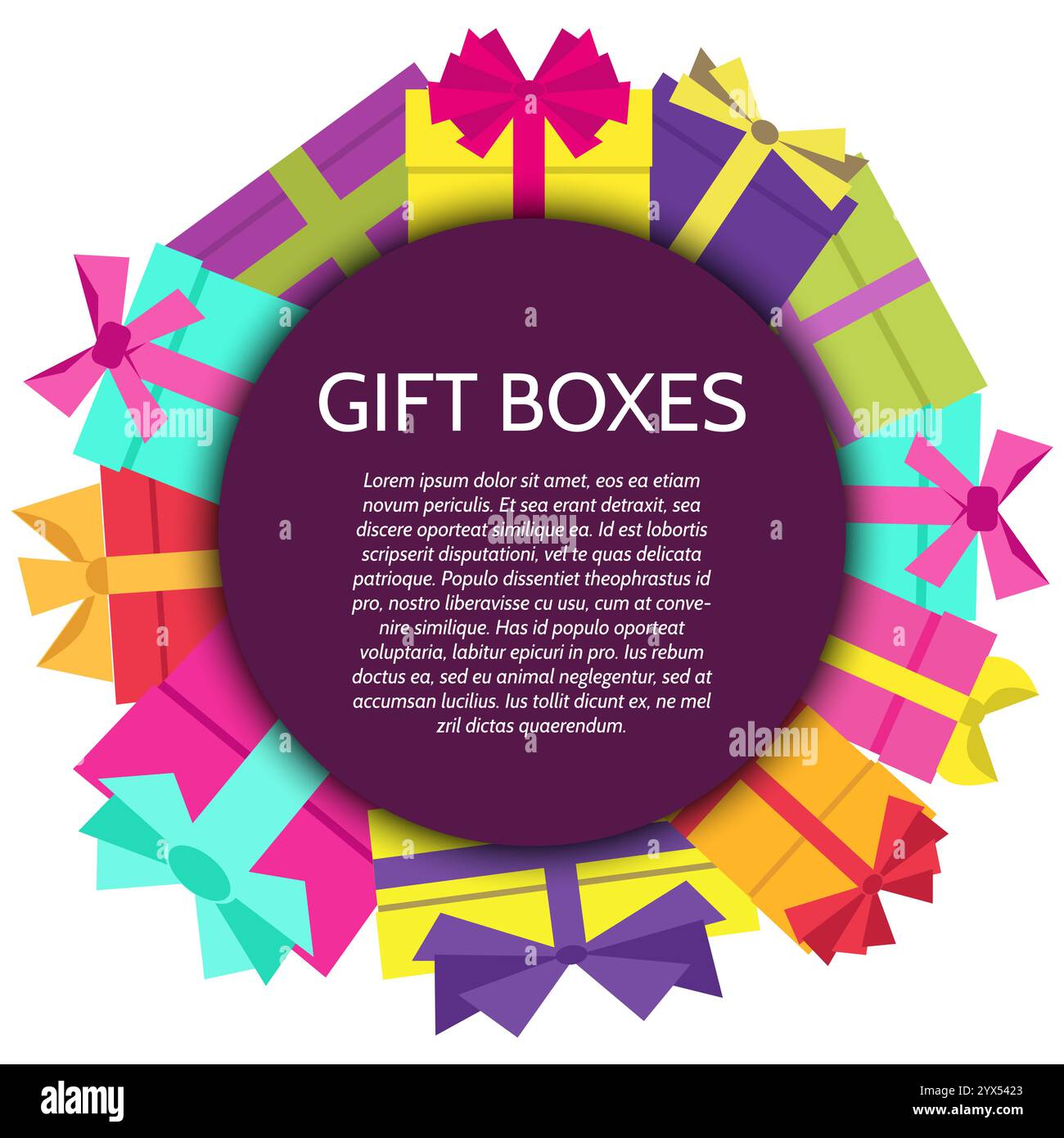 Vector cardboard boxes shopping Cut Out Stock Images & Pictures - Alamy