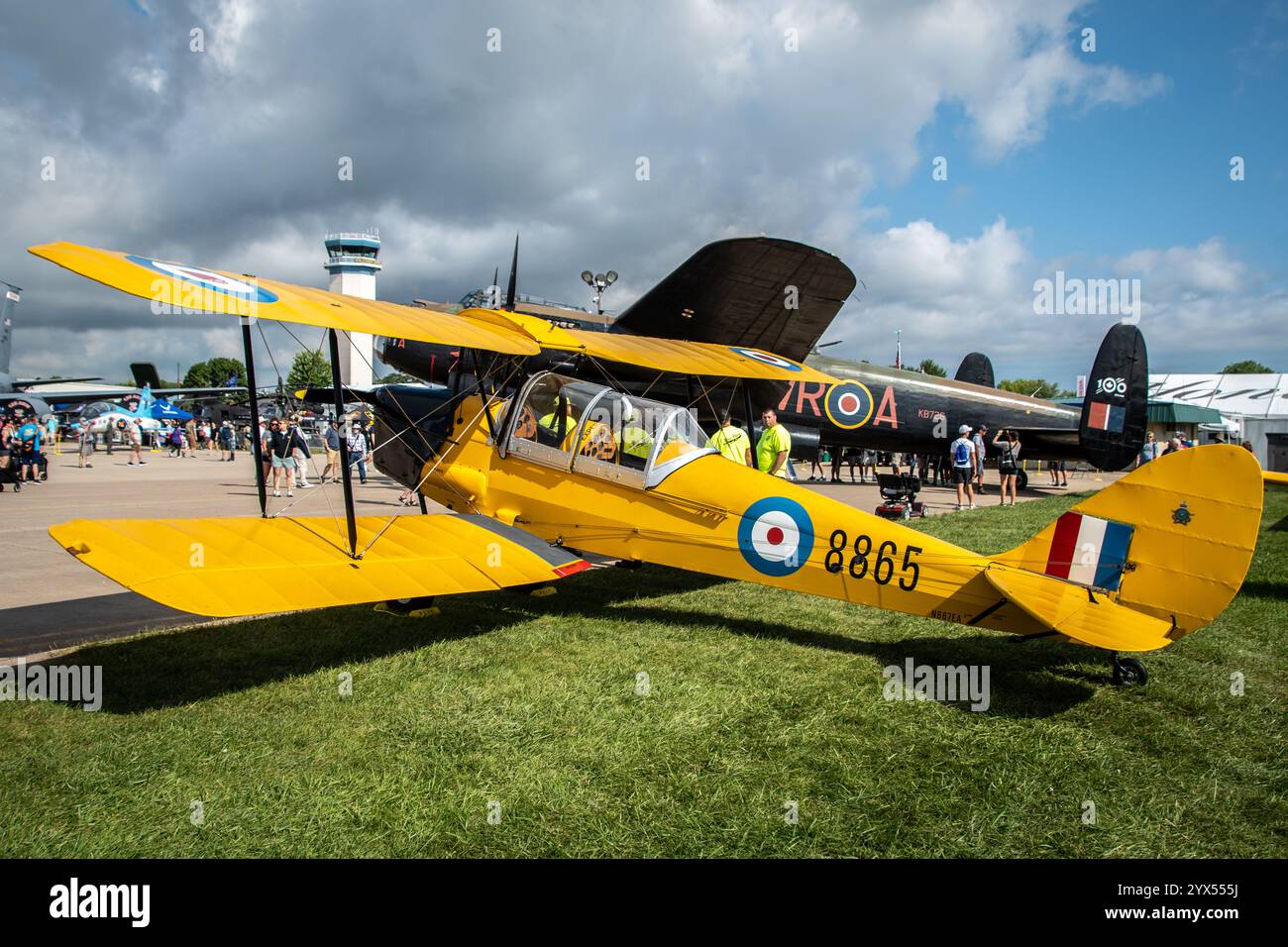 De Havilland DH.82C Tiger Moth at Oshkosh EAA 2024 Stock Photo - Alamy