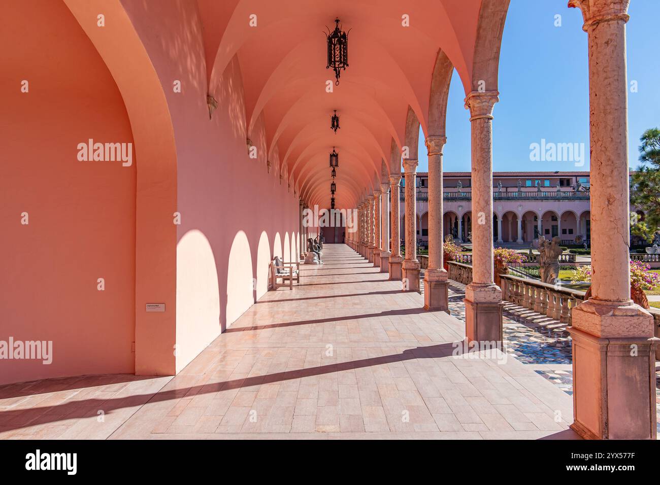SARASOTA, FLORIDA, USA, DECEMBER 03, 2024 : architectural details ...