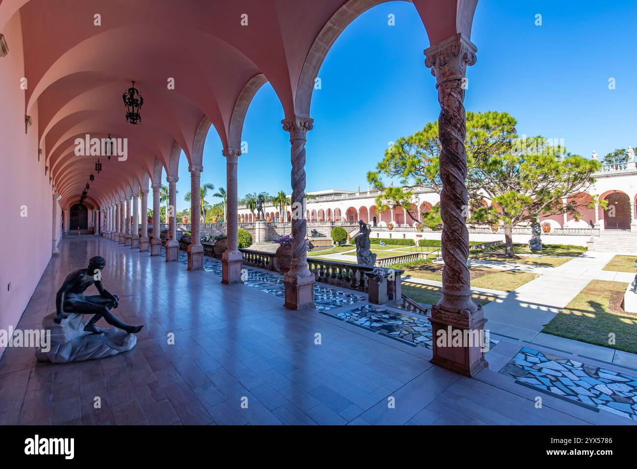 SARASOTA, FLORIDA, USA, DECEMBER 03, 2024 : architectural details ...