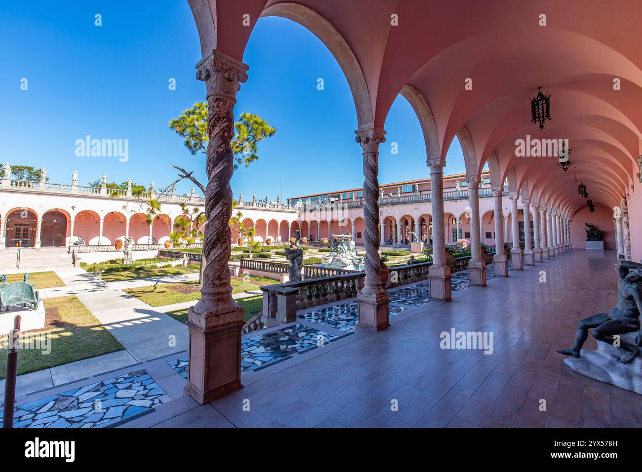 SARASOTA, FLORIDA, USA, DECEMBER 03, 2024 : architectural details ...