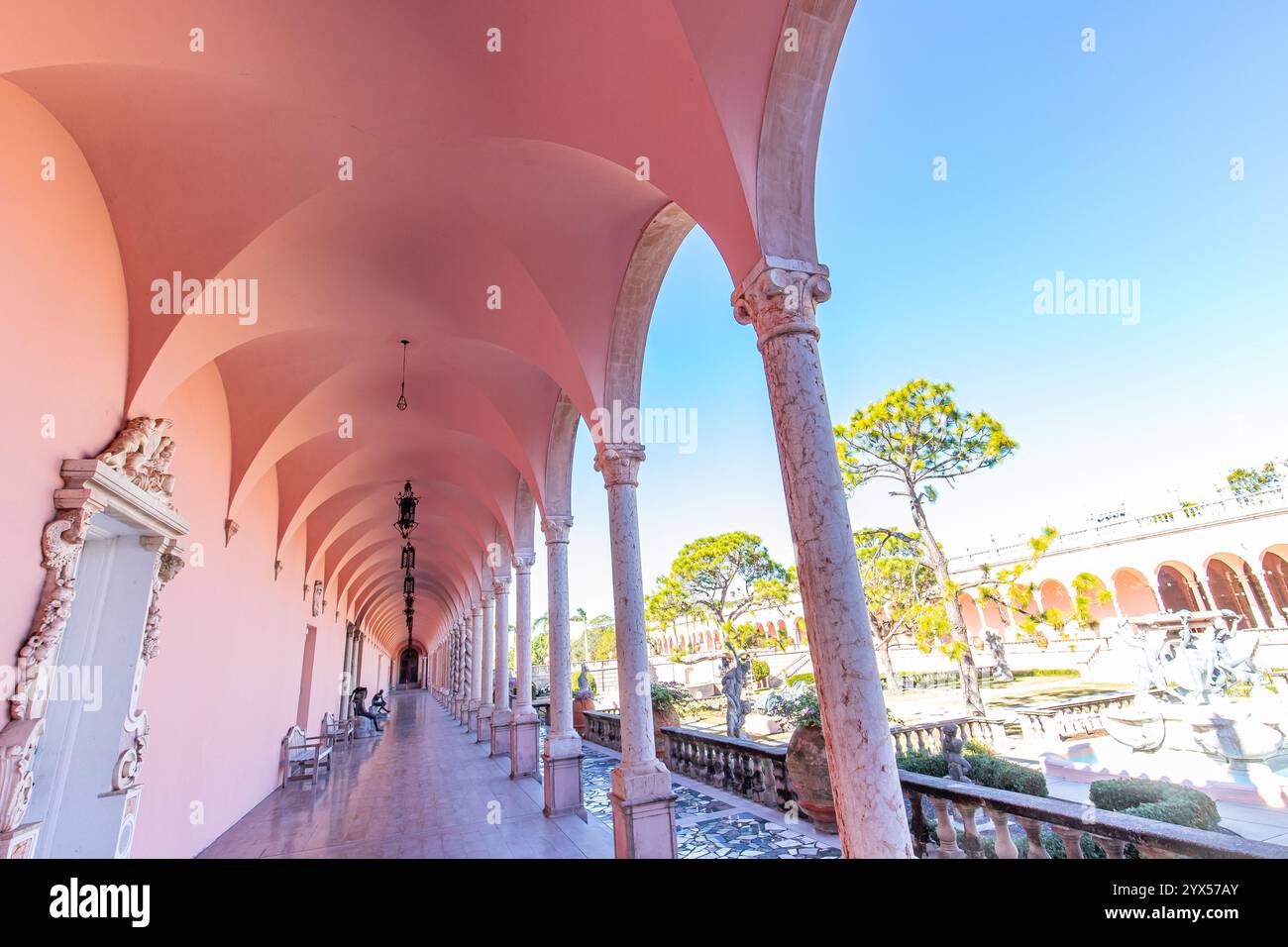 SARASOTA, FLORIDA, USA, DECEMBER 03, 2024 : architectural details ...