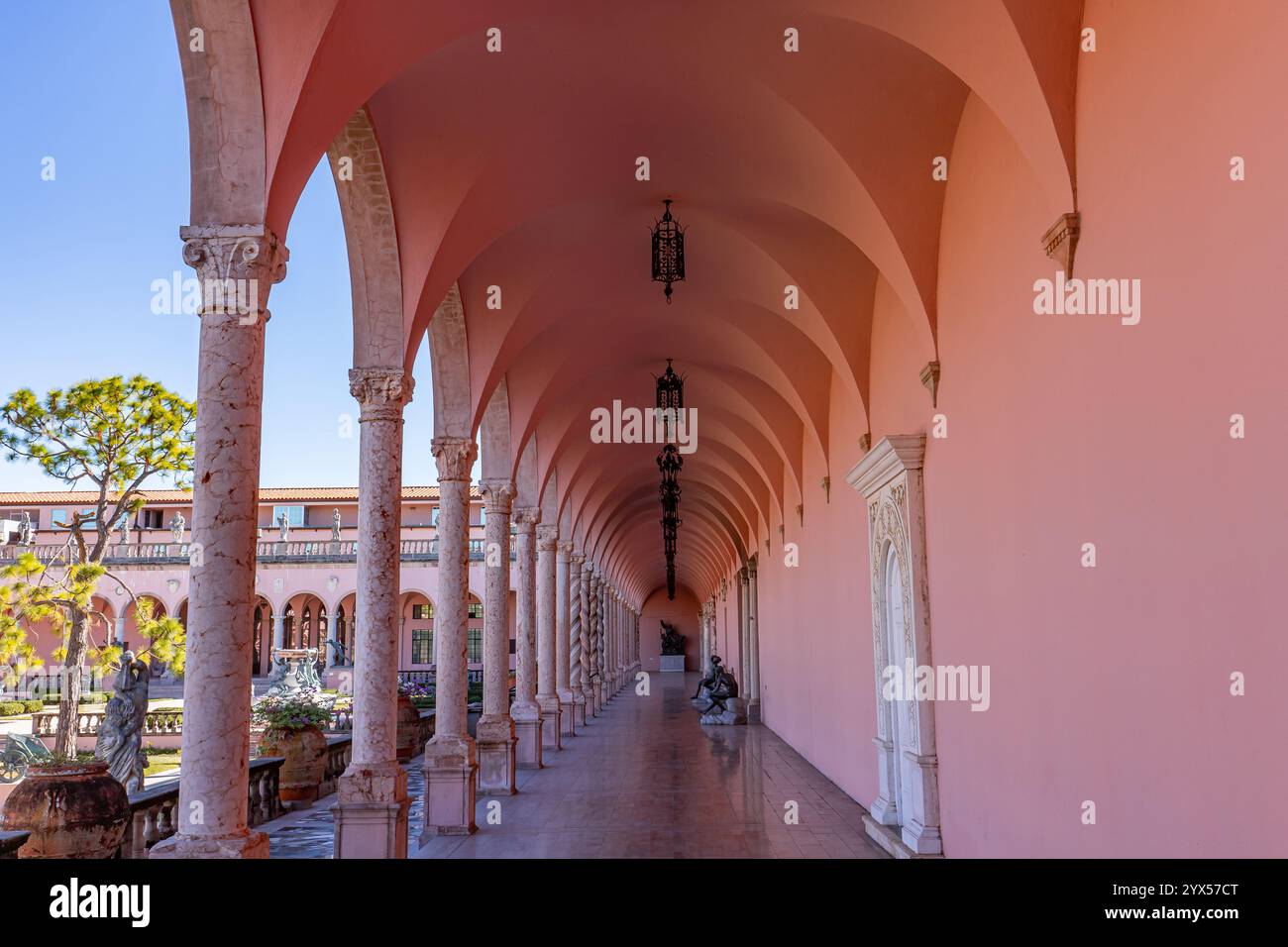 SARASOTA, FLORIDA, USA, DECEMBER 03, 2024 : architectural details ...