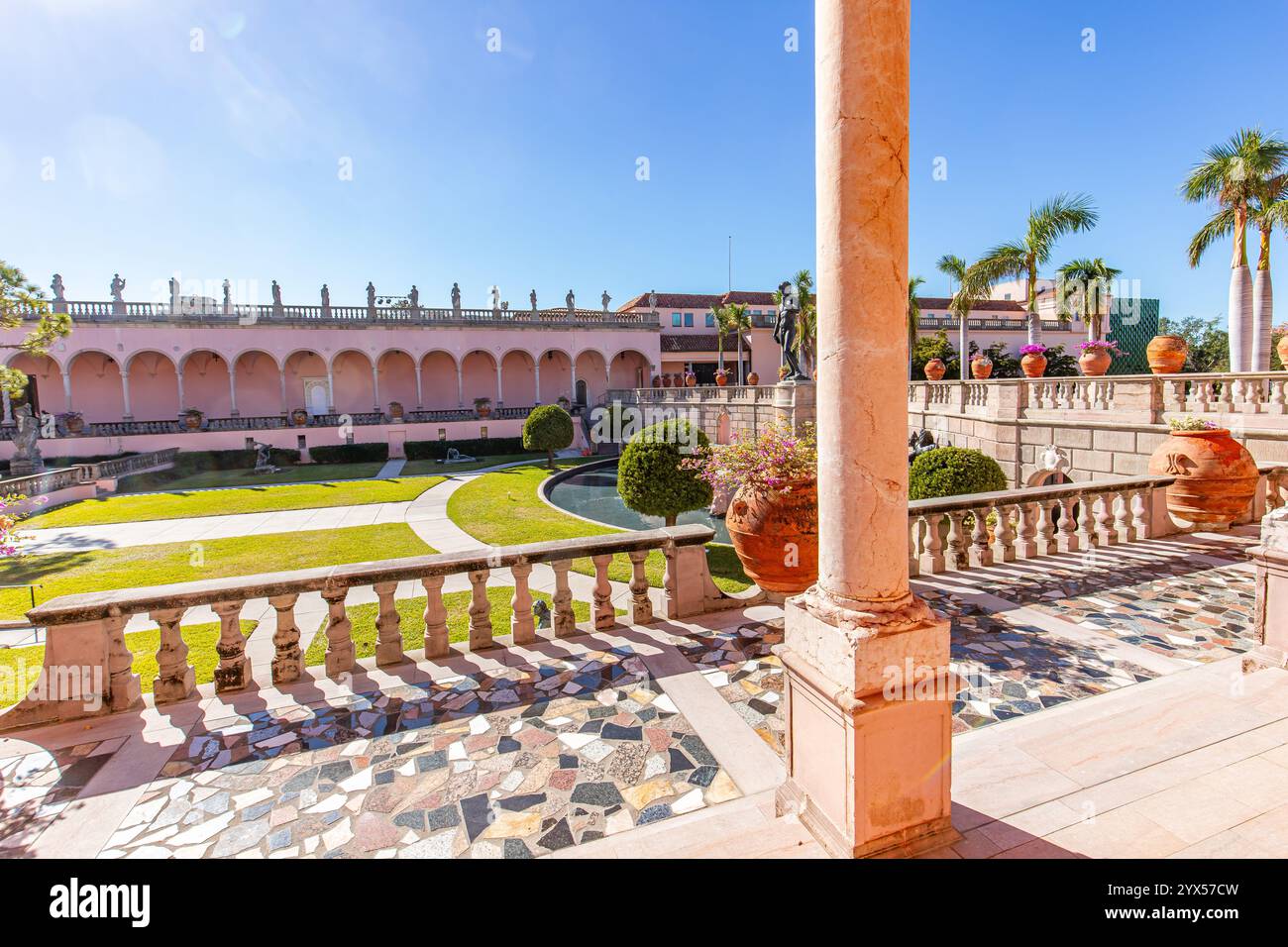 SARASOTA, FLORIDA, USA, DECEMBER 03, 2024 : architectural details ...