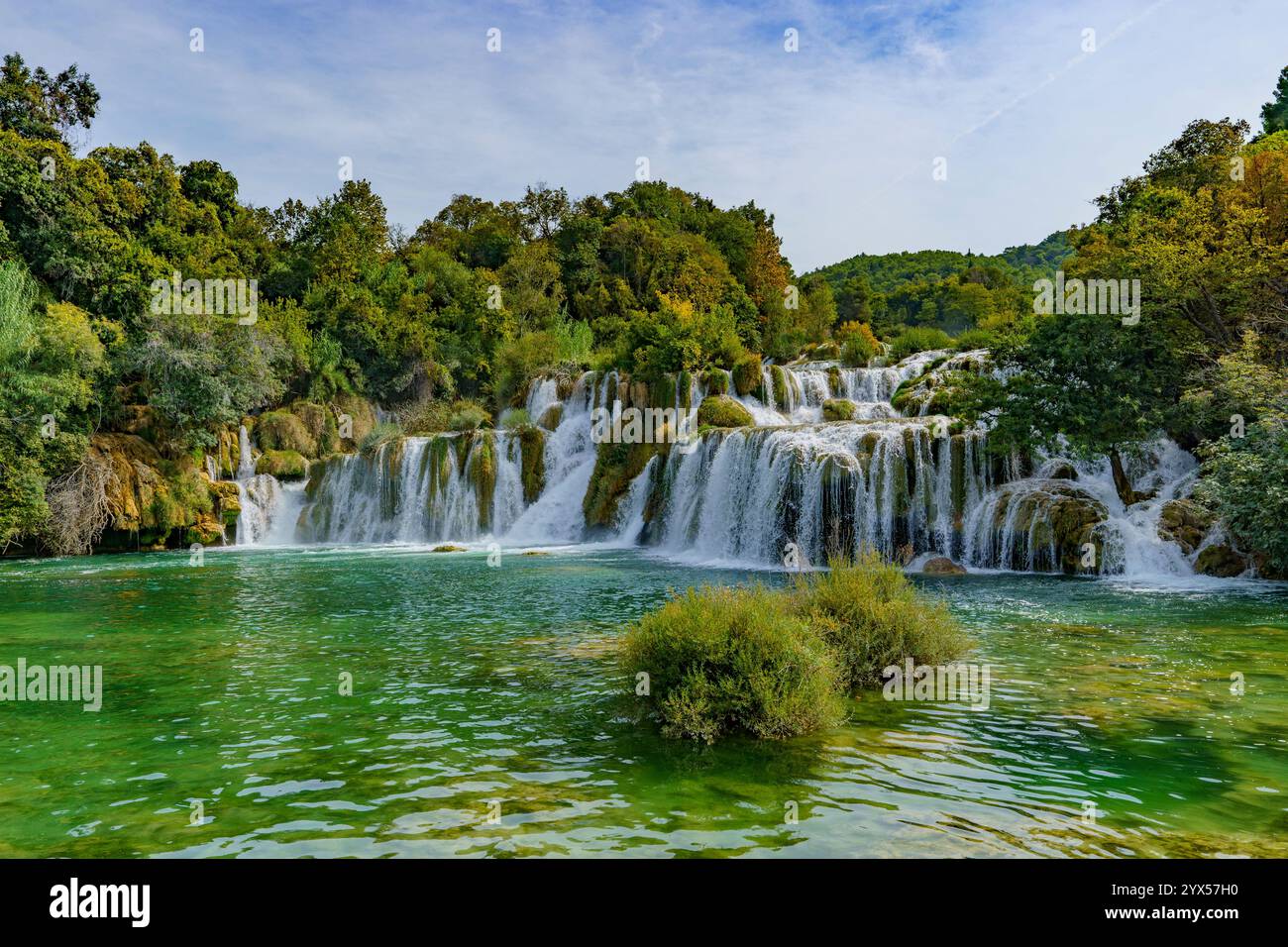A beautiful view of the numerous and vast waterfalls hidden in the ...