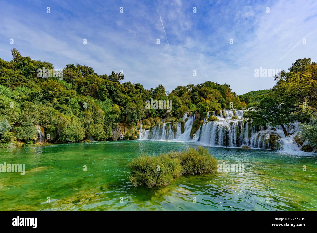 A beautiful view of the numerous and vast waterfalls hidden in the ...