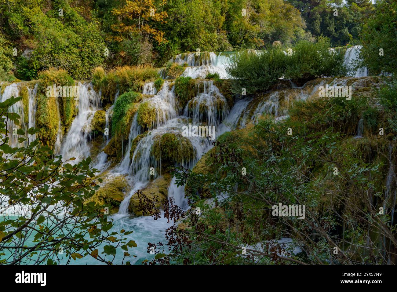 A beautiful view of the numerous and vast waterfalls hidden in the ...