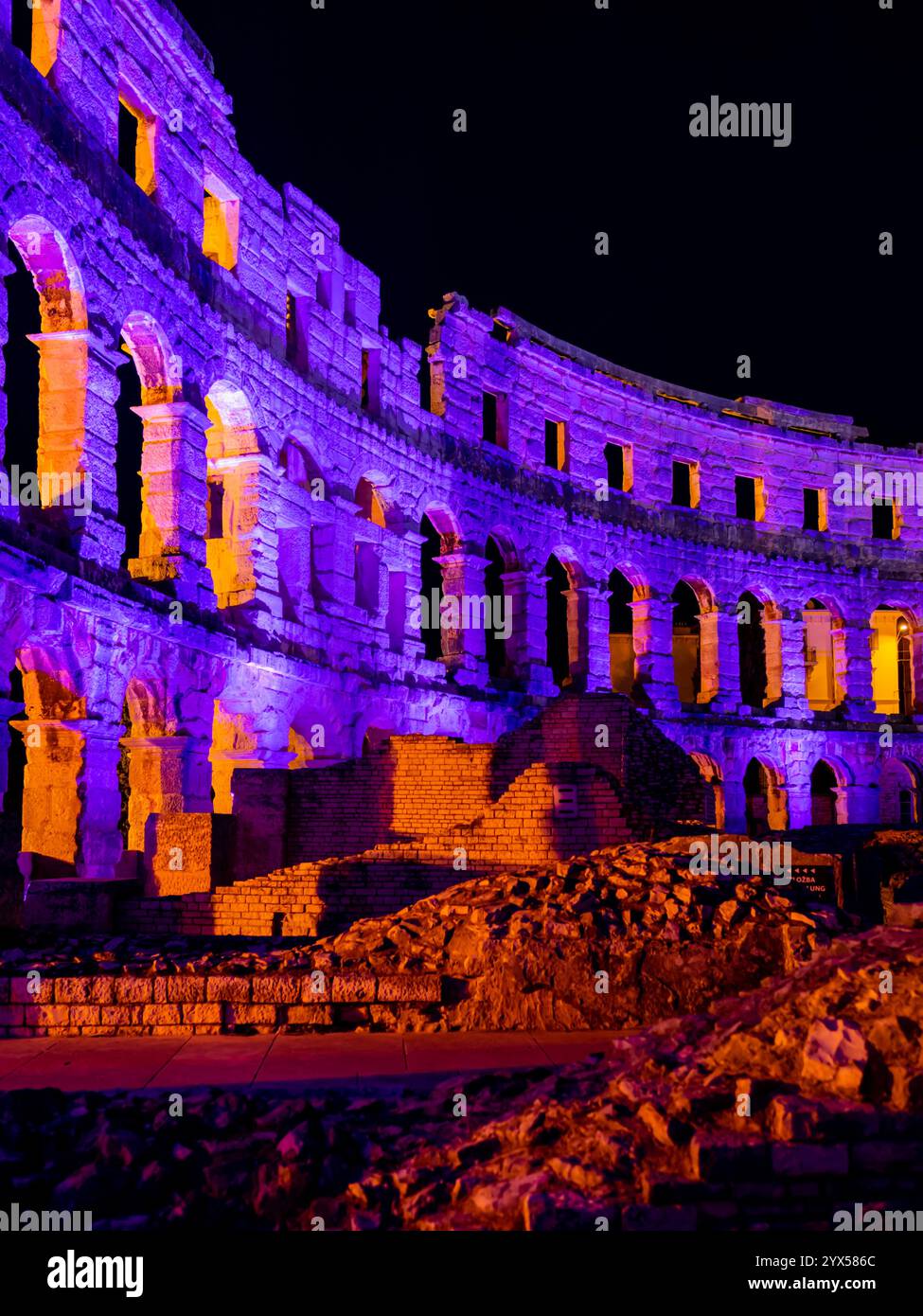 Arena Pula amphitheater Stock Photo - Alamy