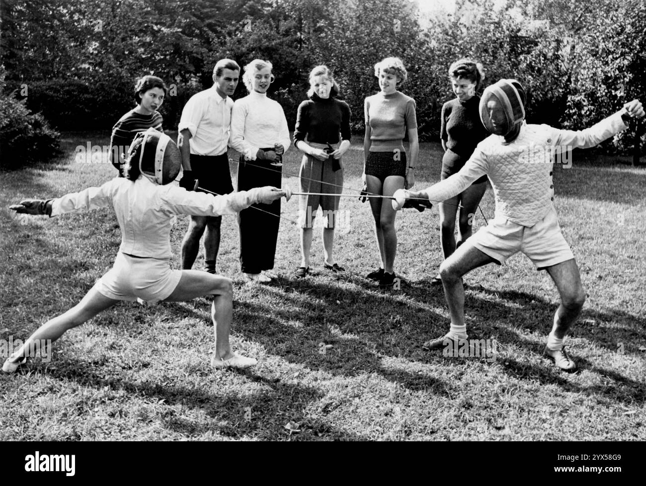 Historical fencing course hi-res stock photography and images - Alamy